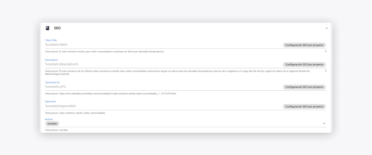 [bCube CMS]: Pasos para crear una noticia con bCube CMS (II)